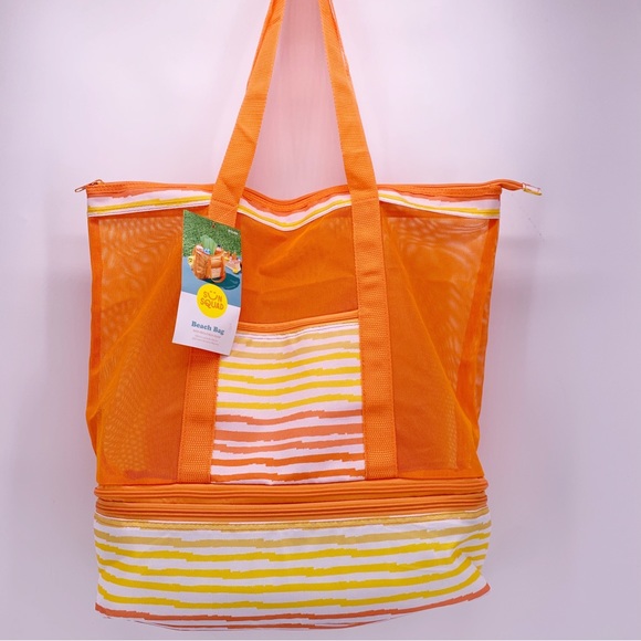Sun Squad | Bags | New Sun Squad Beach Bag With Detachable Cooler ...